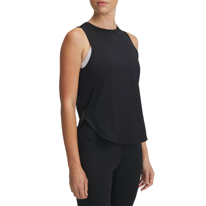 アンダーアーマー UNDER ARMOUR UAローンチ エリート タンク レディース 春 夏 ブラック 黒 スポーツ フィットネス タンク ...