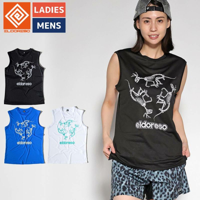 エルドレッソ ダイナソースリーブレス メンズ レディース ユニセックス ELDORESO Dinosaur Sleeveless | スポーツマリオ公式通販サイト